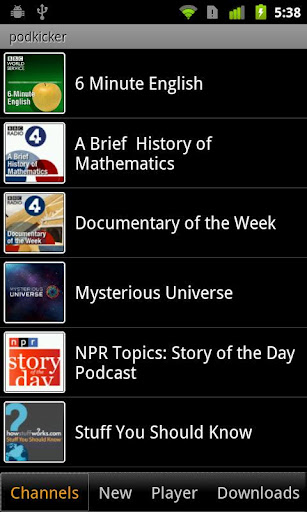 Podkicker Podcast Player – Zuverlässiger Podcatcher für Android › Das ...